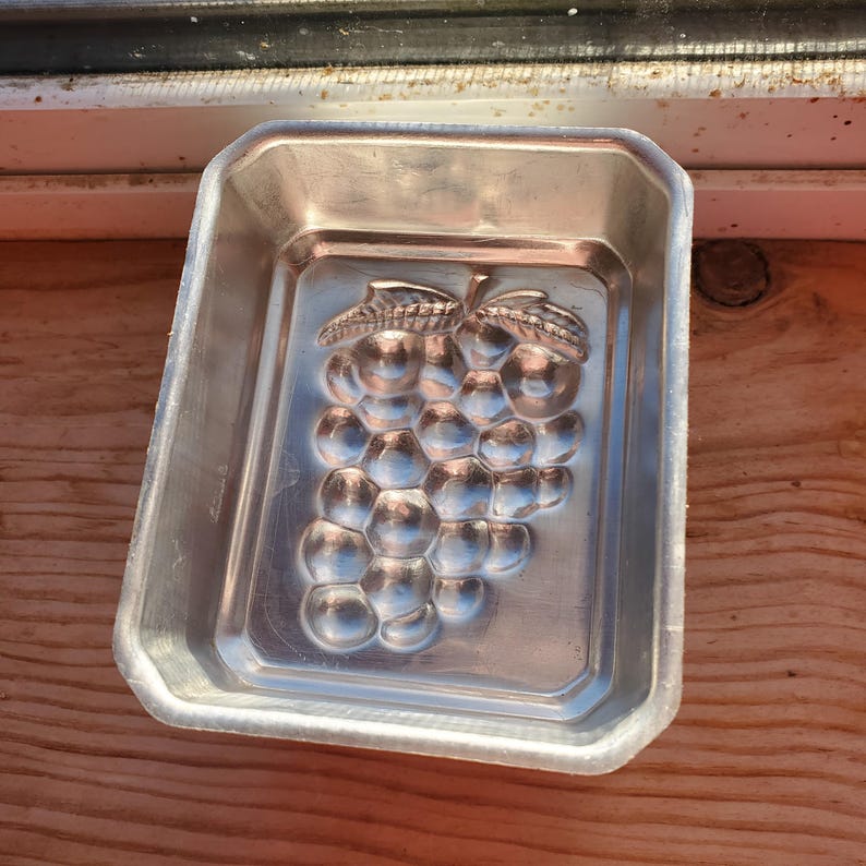 Cottage Core Fruit, Aluminum Grape Design, Mini Molds - Etsy