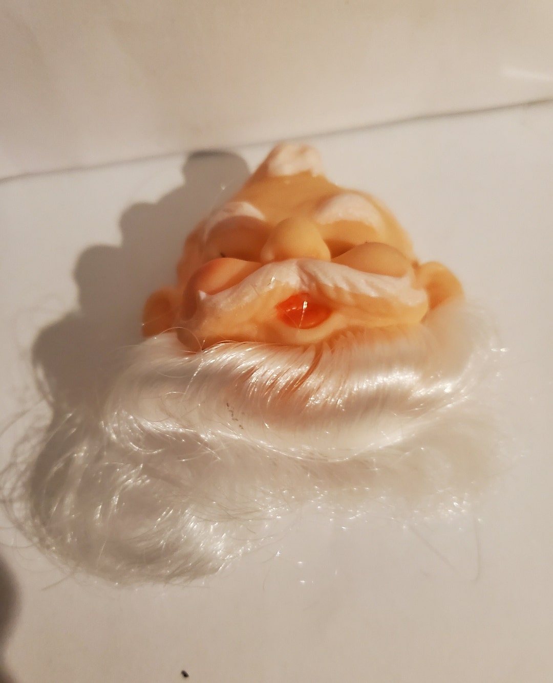 Vintage Small Santa Face, Full White Beard - Etsy