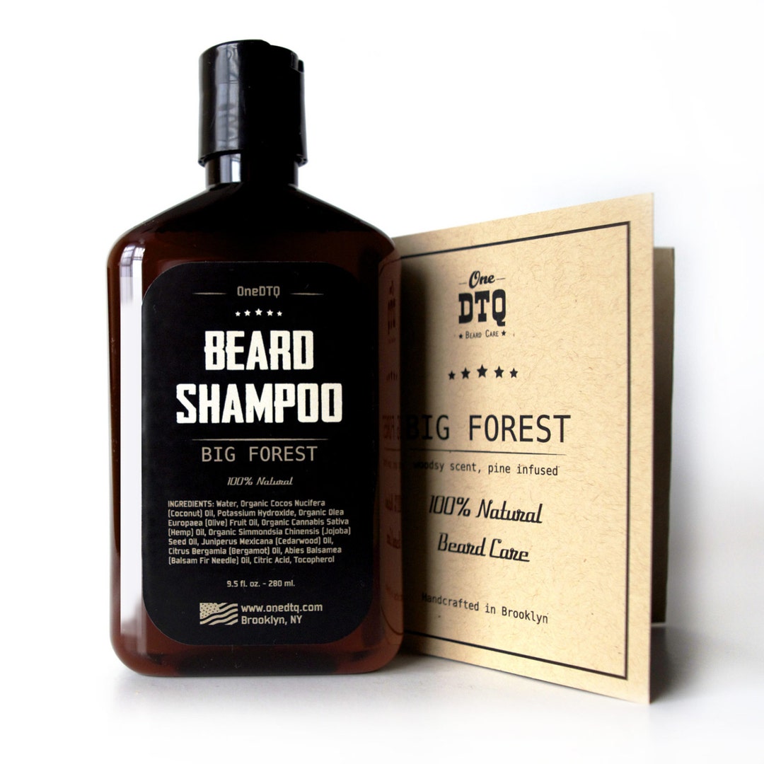Beard Shampoo - 100% Natural Beard Care. Thoroughly Cleans and Deeply ...
