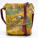 Woodland Handbag Crossover Bag Matt Floral Oilcloth Summer - Etsy