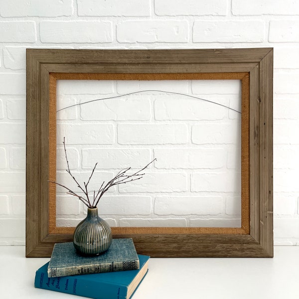 Frame With Burlap - Etsy