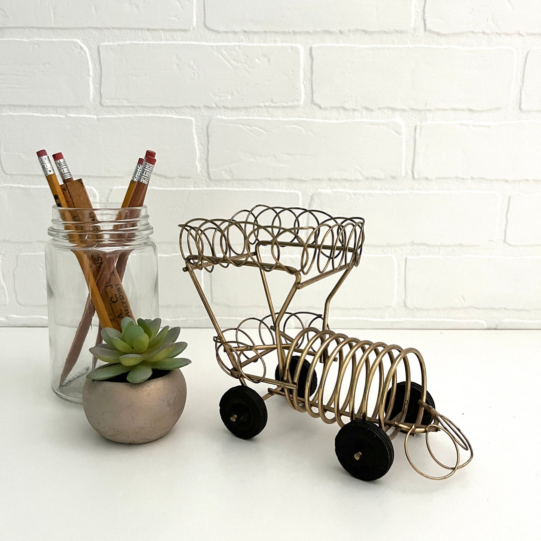 Vintage Metal Train, Gold Wire Train, Wire Letter File, Train Photo ...