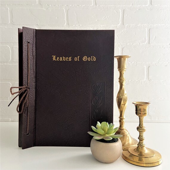 Vintage 1961 leaves of Gold Book Anthology of | Etsy