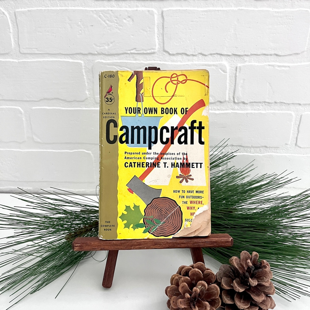 Vintage Camping Book, Your Own Book of Campcraft, Gift for Dad, How-to ...