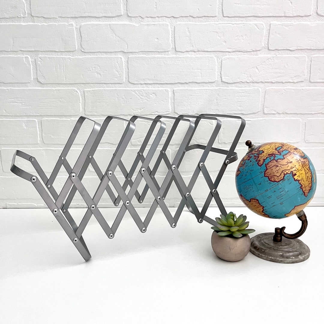 Vintage Accordian Letter File, Mid-centruy Collator, Expandable Metal ...