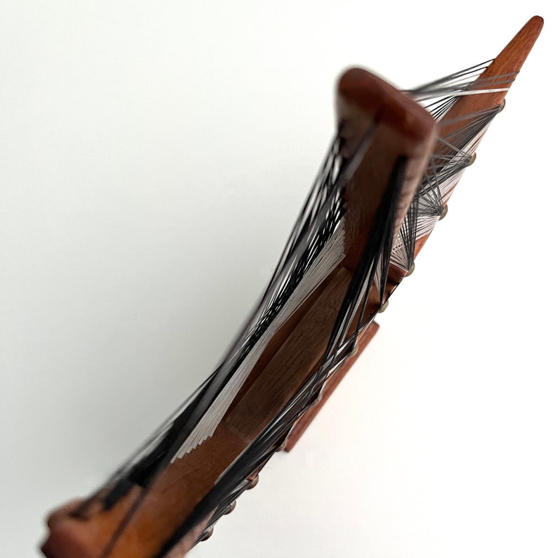 Vintage Wood Sail Boat Model String Art Boat Hand Made Boat - Etsy