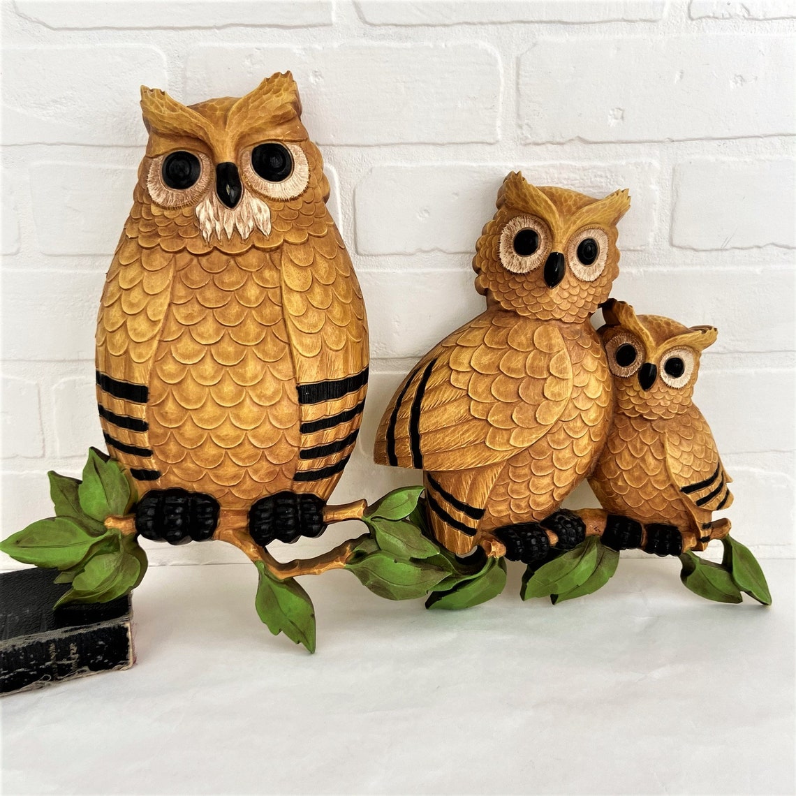 Vintage Pair of Homco Owl Plaques Vintage Owl Wall Decor | Etsy Vintage Pair of Homco Owl Plaques Vintage Owl Wall Decor | Etsy