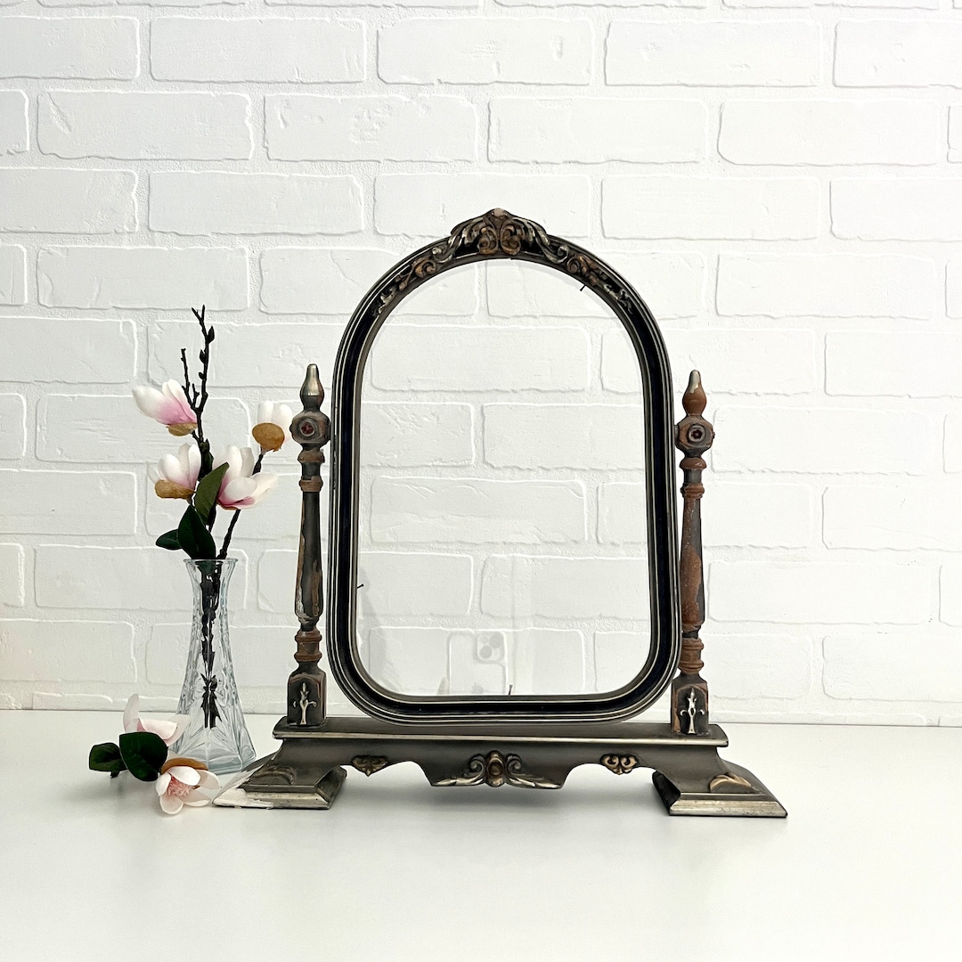 Vintage Wood Swivel Tilt Picture Frame, Vintage Tilt Frame, 8 X 12 Tilt ...