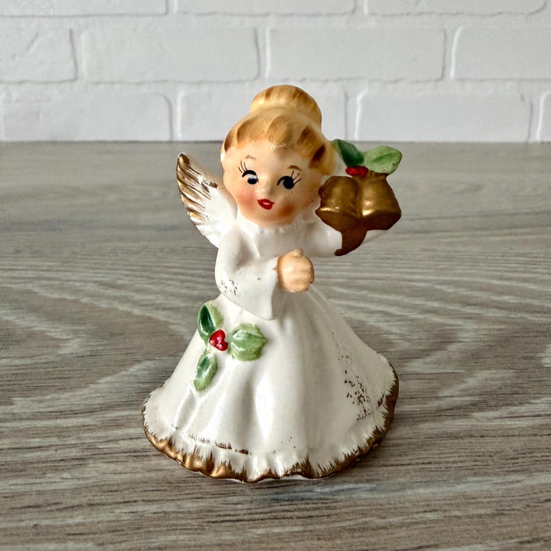 Vintage Set of 3 Napco Christmas Angels, MCM Napcoware Angels ...