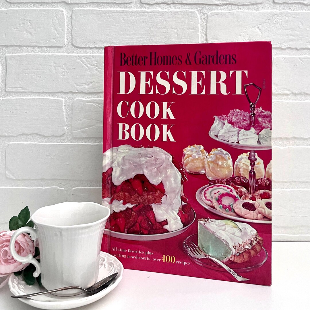 Vintage 1960 Better Homes and Gardens Dessert Cook Book, Vintage ...