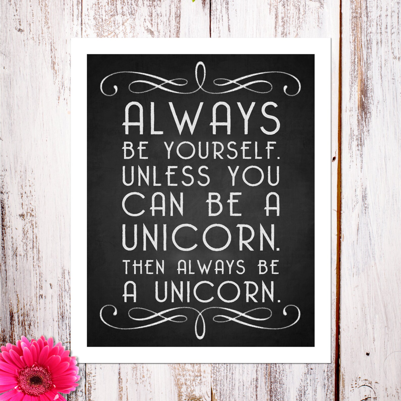 Children's Nursery Decor be a Unicorn - Etsy