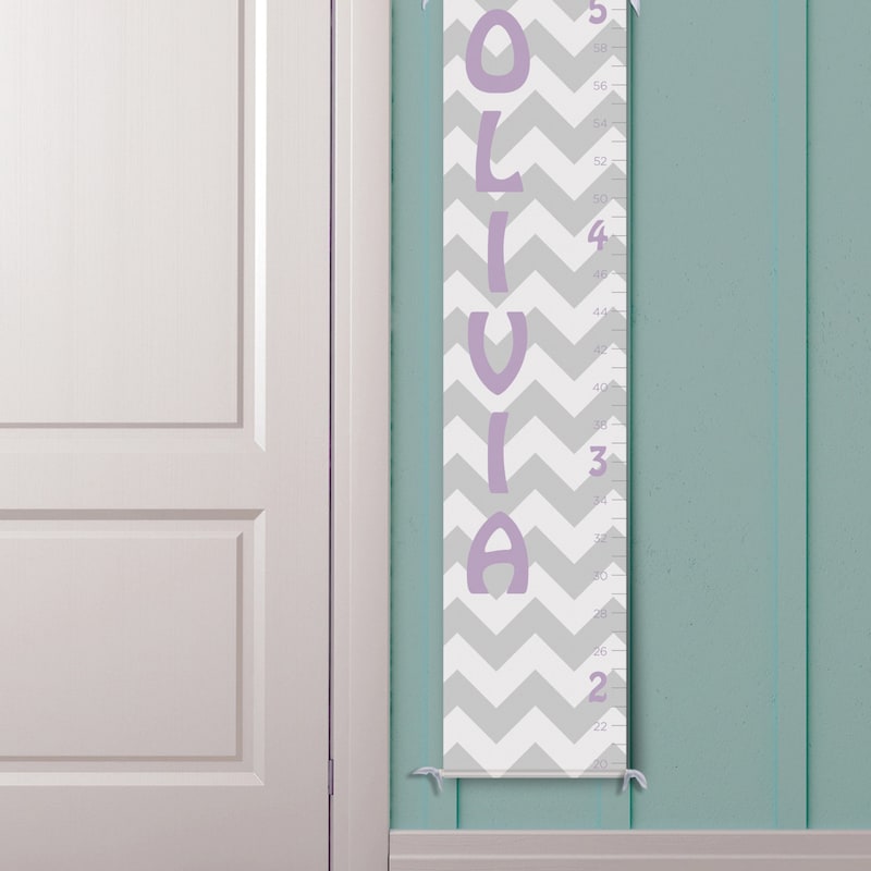 Gray Purple Chevron - Etsy