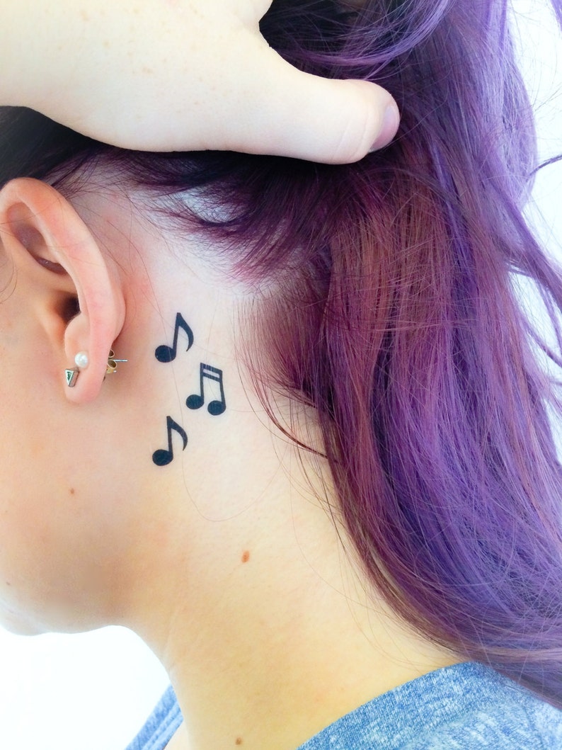 2 Music Lover Temporary Tattoos- Smashtat - Etsy