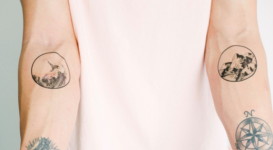 2 Nature Temporary Tattoos Smashtat - Etsy 2 Nature Temporary Tattoos Smashtat - Etsy