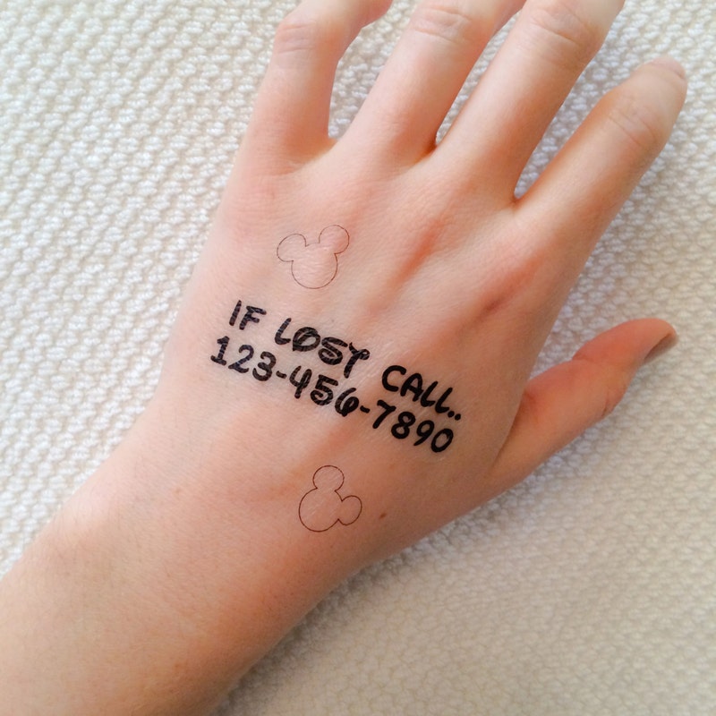 Phone Number Tattoo - Etsy