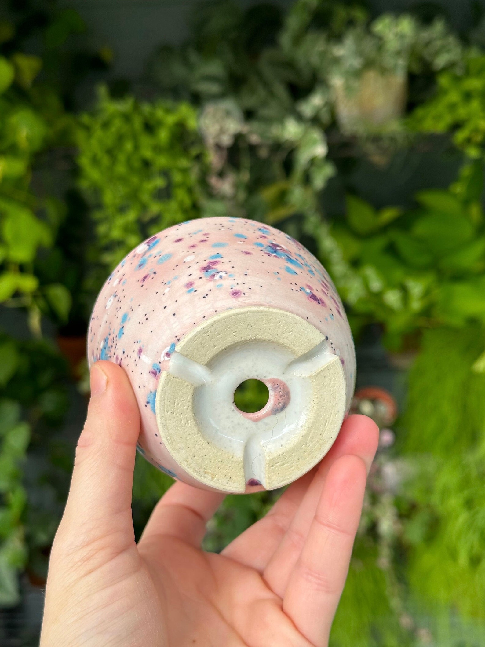 Mini Ceramic Planter Handmade Pottery, Plant Pot, Pink Planter ...