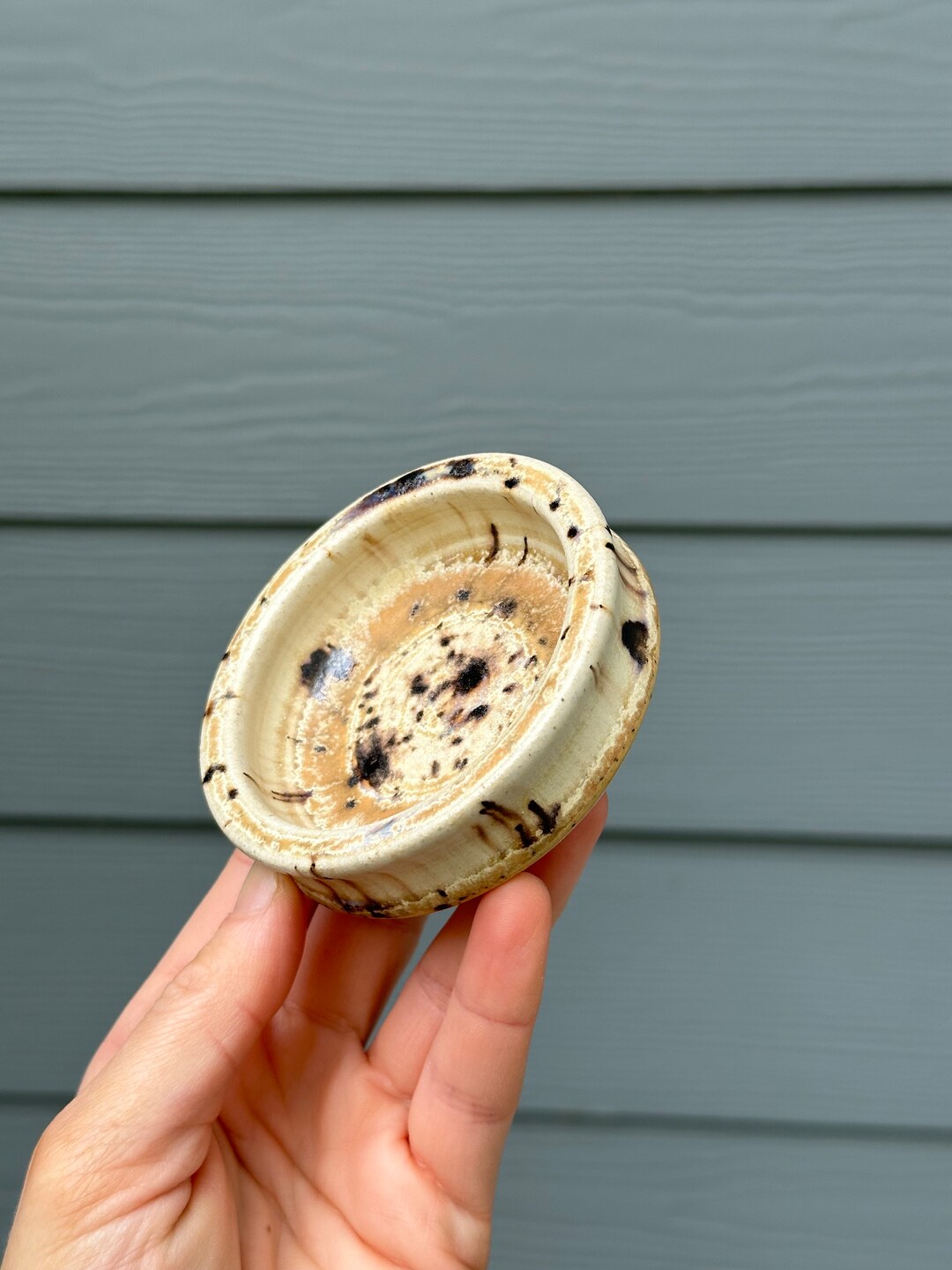 Ceramic Ring Dish Bedside Dish, Tan Ring Dish, Speckled Ring Dish ...