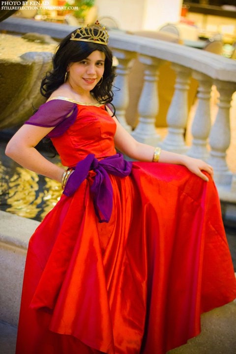 Esmeralda Red Dress Cosplay