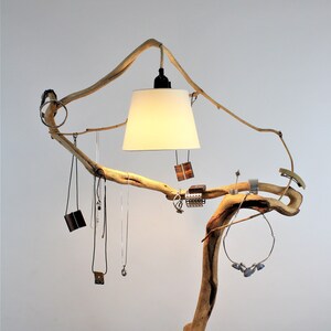 Table Lamp -S01-, Bedside Lamp, Jewelry Tree, Oak Branch Lamp, Gift for ...