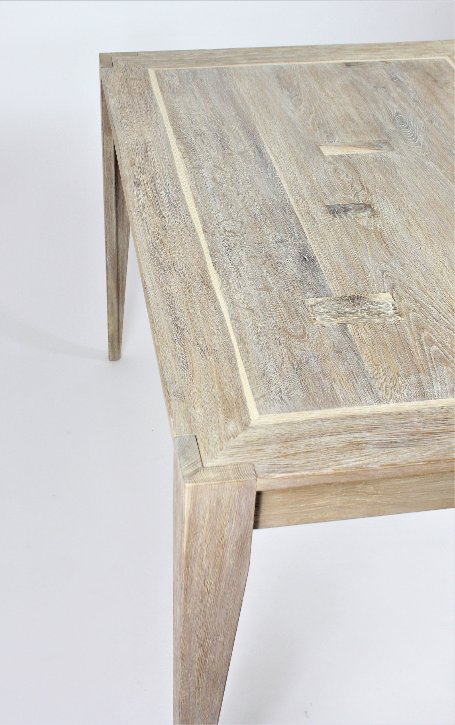 Oak Table 120cm X 78cm X 75 Cm / Height, Bpatinated Oak, Unique Top ...