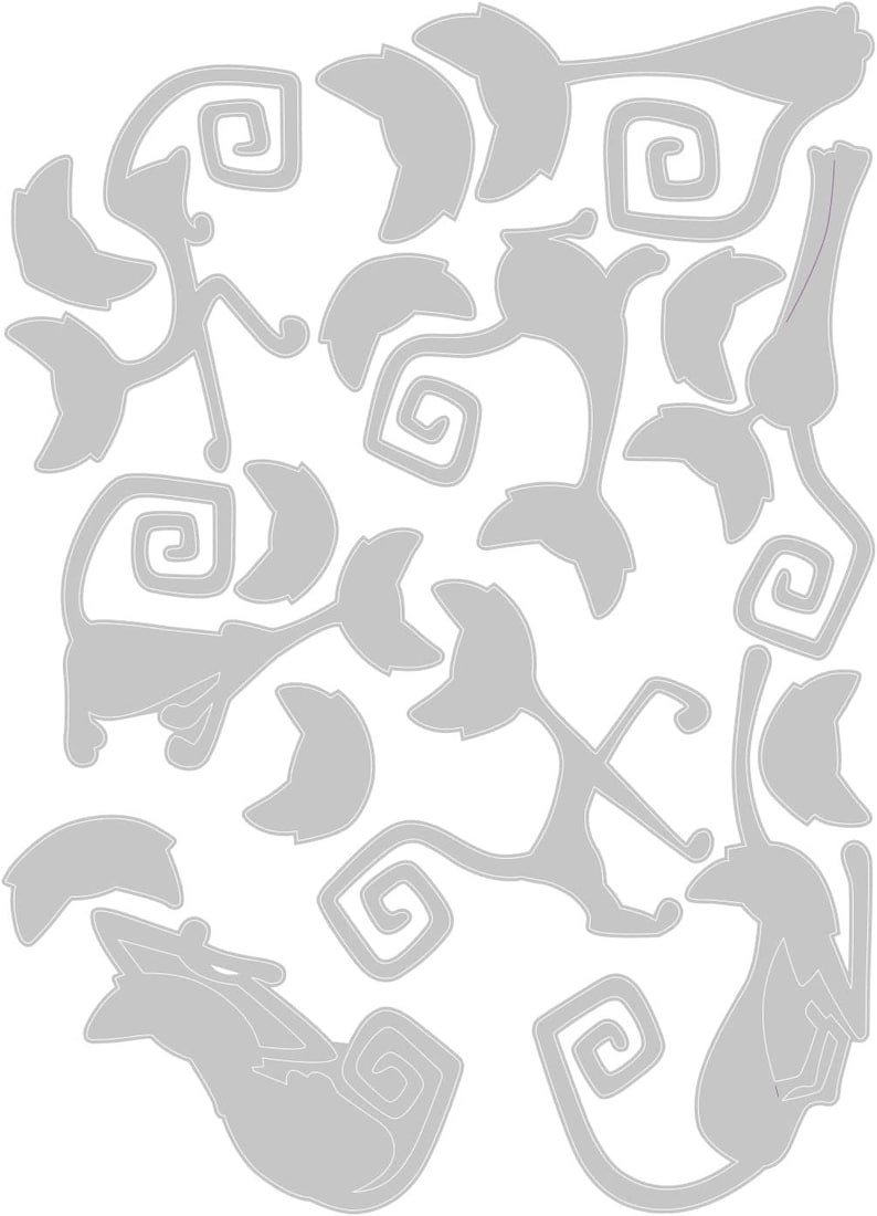 Mischievous by Tim Holtz 665996 Newz Sixxiz Thinlits Set of 16 Dies ...