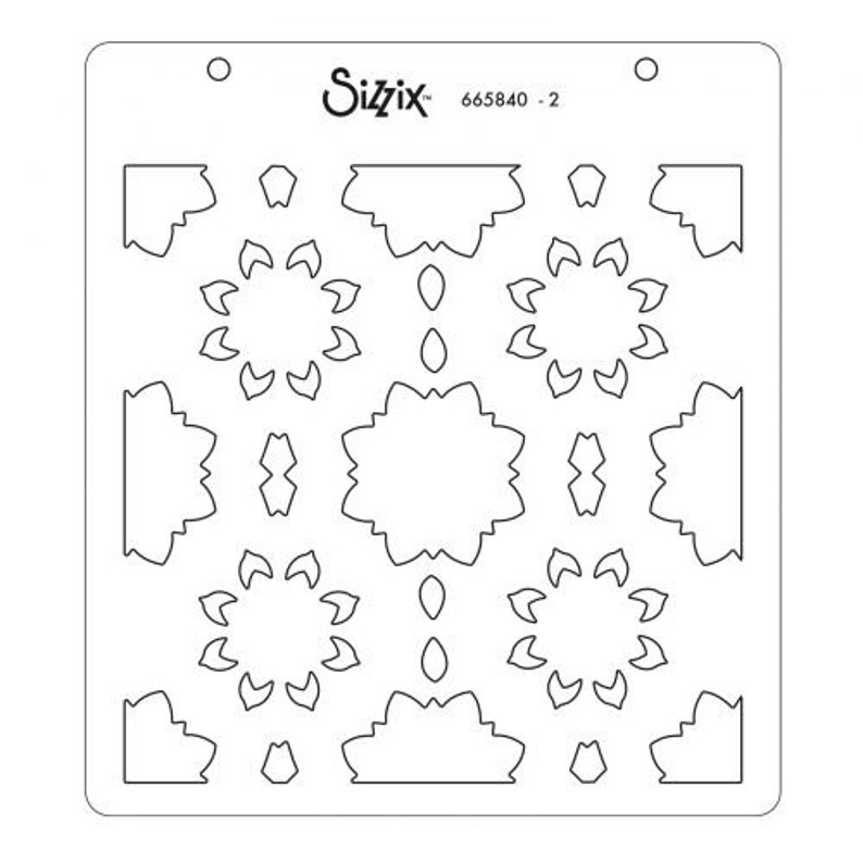 Geo Background by Olivia Rose #665840 - New! Sizzix Layered Stencils ...