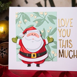 Santa Greetings, Colorize by Tim Holtz # 666338 - New! Sizzix Thinlits ...