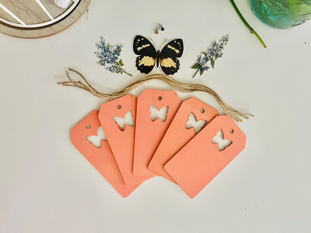 Butterfly Gift Tag Decorating Pack - Etsy