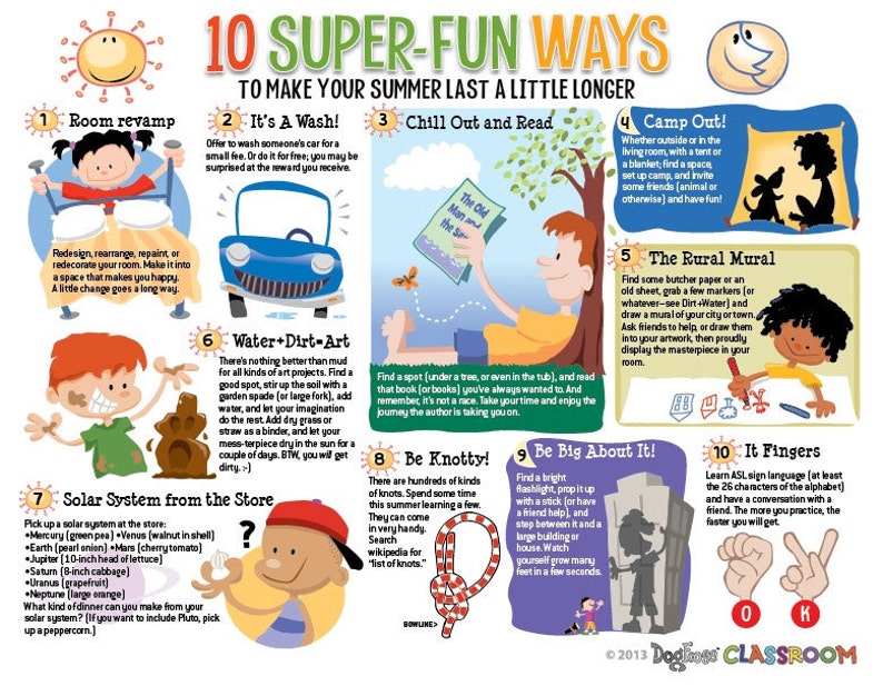 Making Summer Last Longer Classroom Poster .pdf File - Etsy