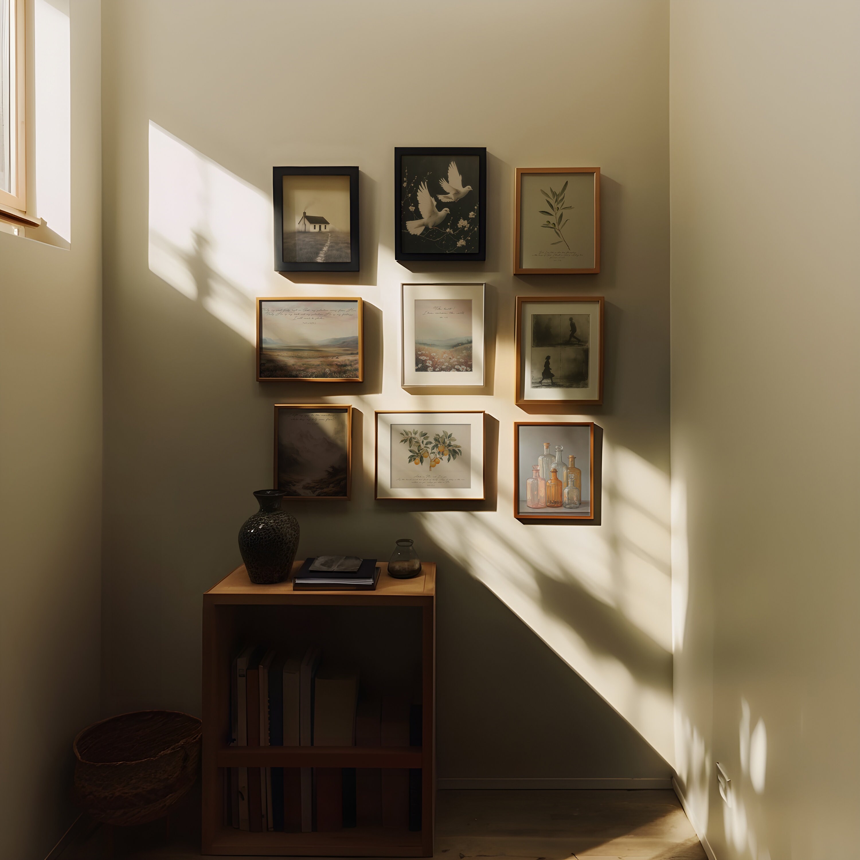 The Perfect Aesthetic Scripture Gallery Wall (BUNDLE) Filled With ...