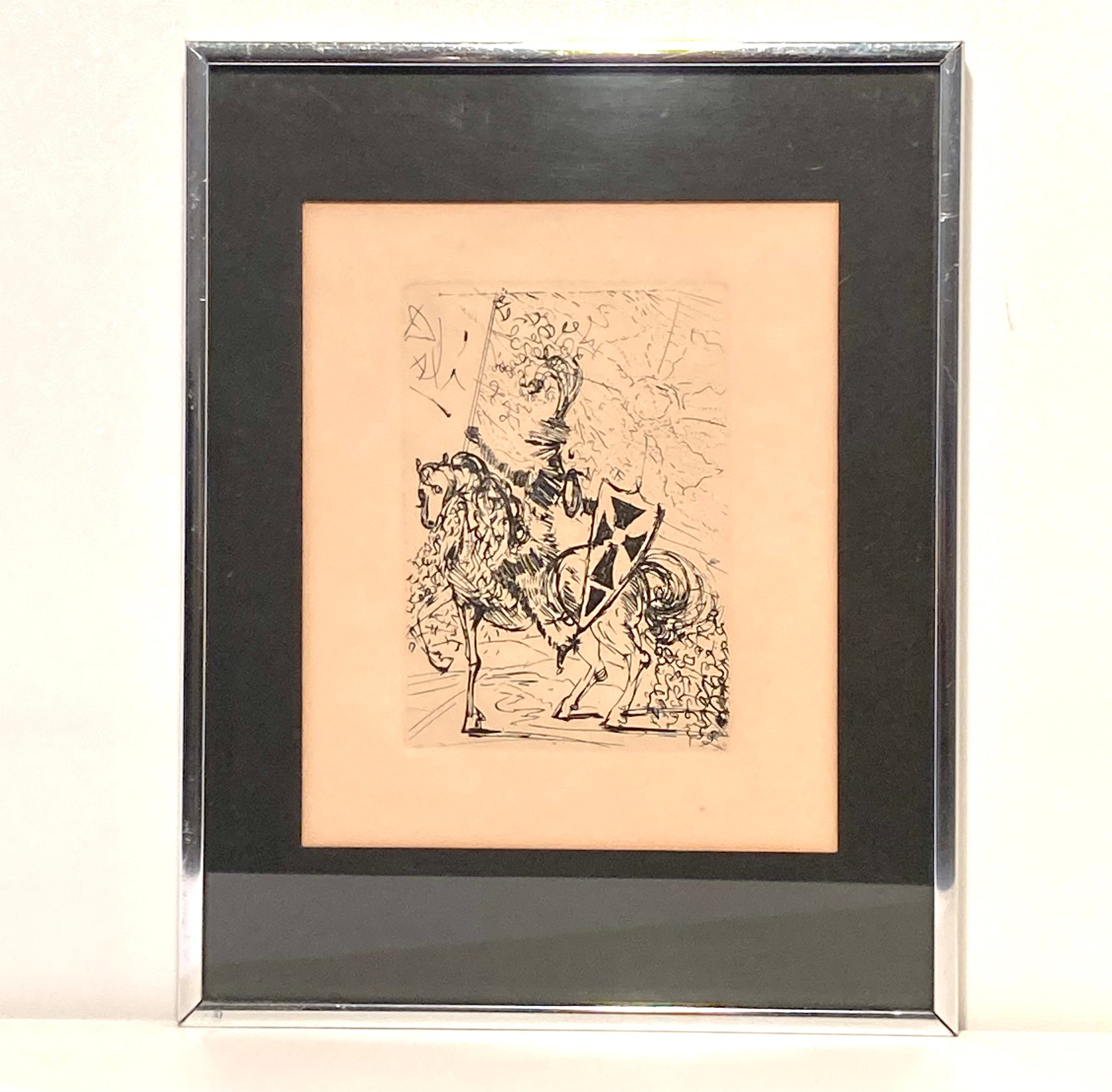 Salvador Dali "el Cid" Etching With COA - Etsy