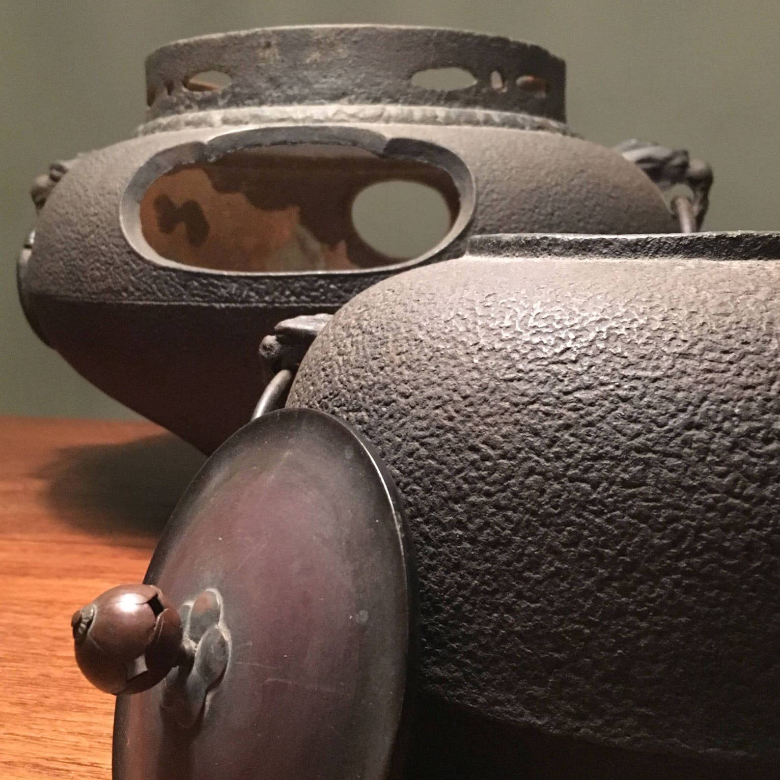 Japanese Iron Furo Kama Ceremonial Tetsubin Tea Kettle and Brazier - Etsy