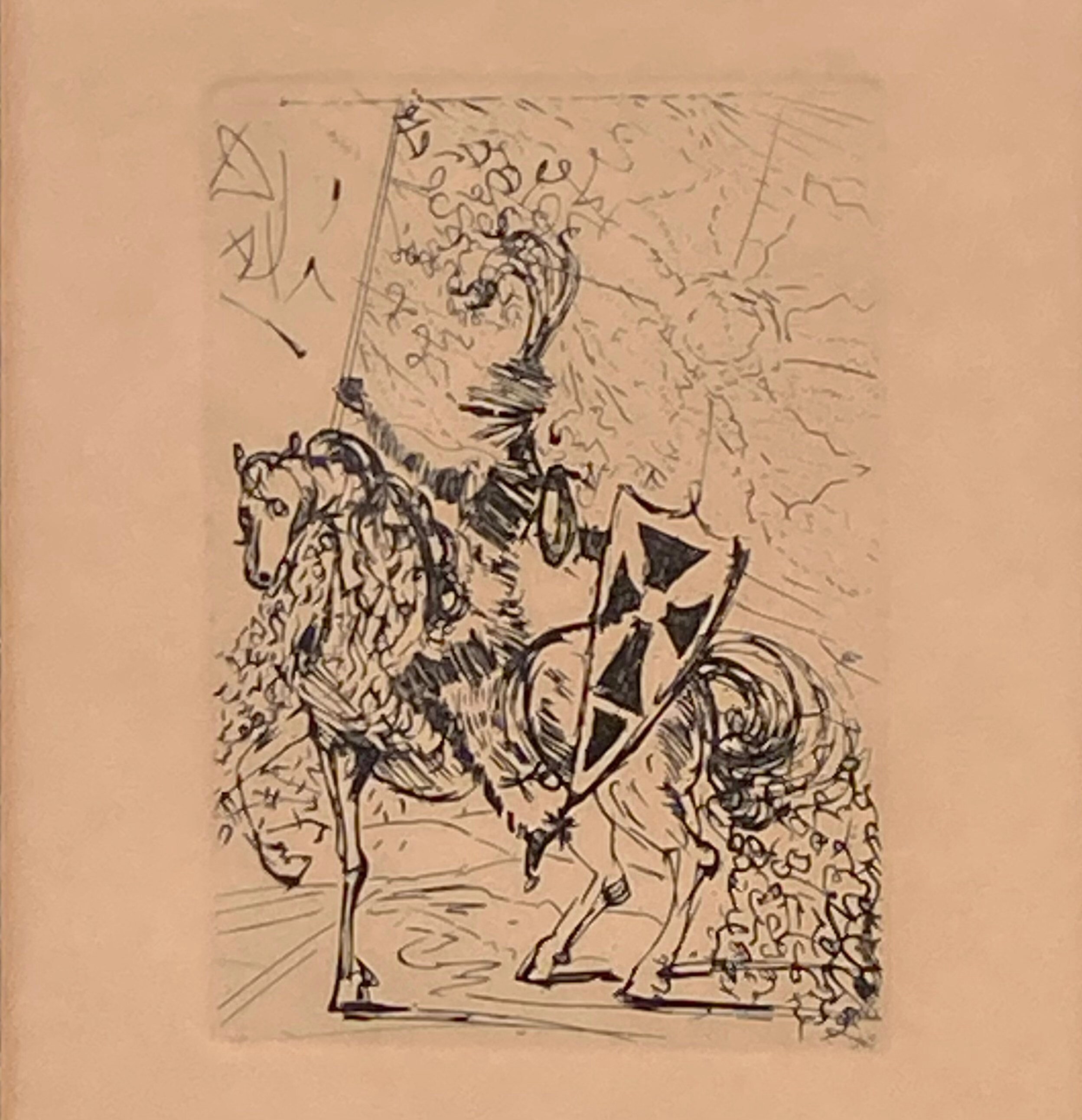 Salvador Dali "el Cid" Etching With COA - Etsy