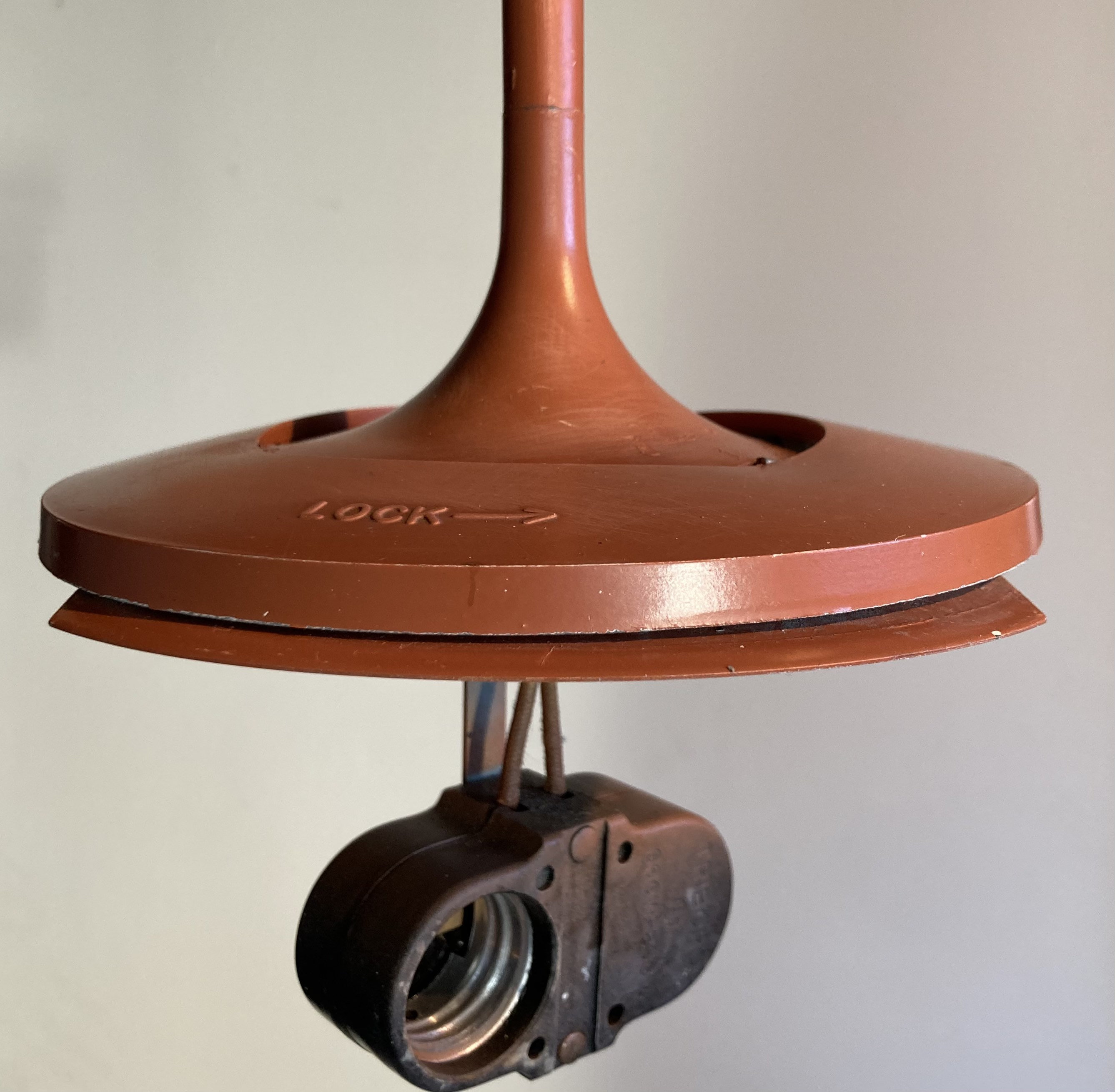 Vintage and Rare Long Stem Tulip Ceiling Light by Lightcraft - Etsy