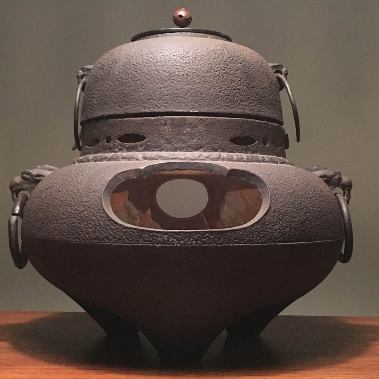 Japanese Iron Furo Kama Ceremonial Tetsubin Tea Kettle and Brazier - Etsy