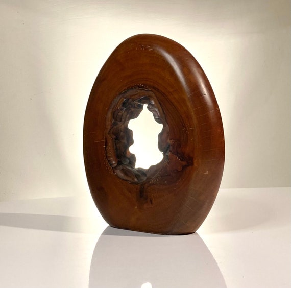 Vintage Live Edge Wood Sculpture - Etsy