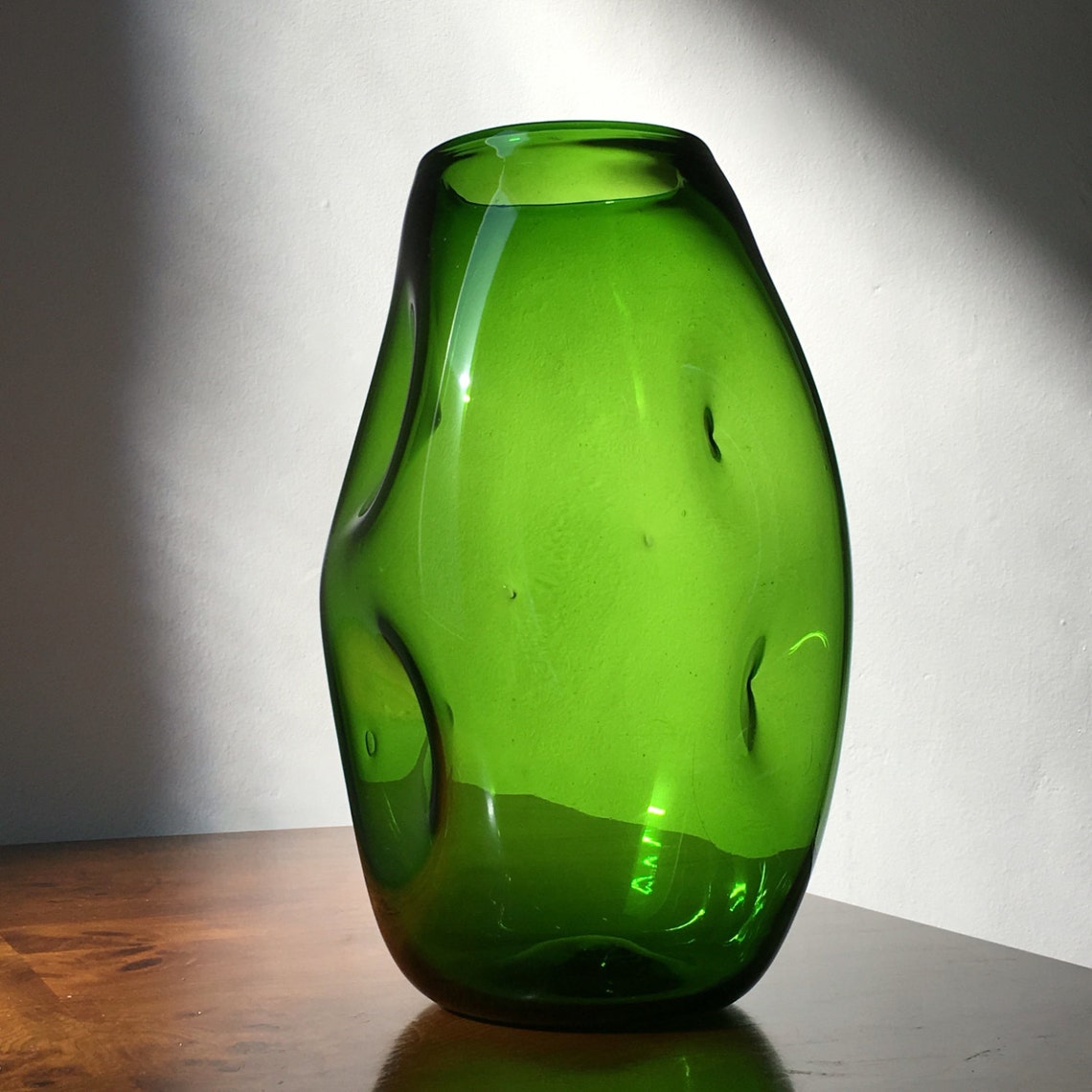 Handblown Blenko Vase by Windlow Anderson - Etsy