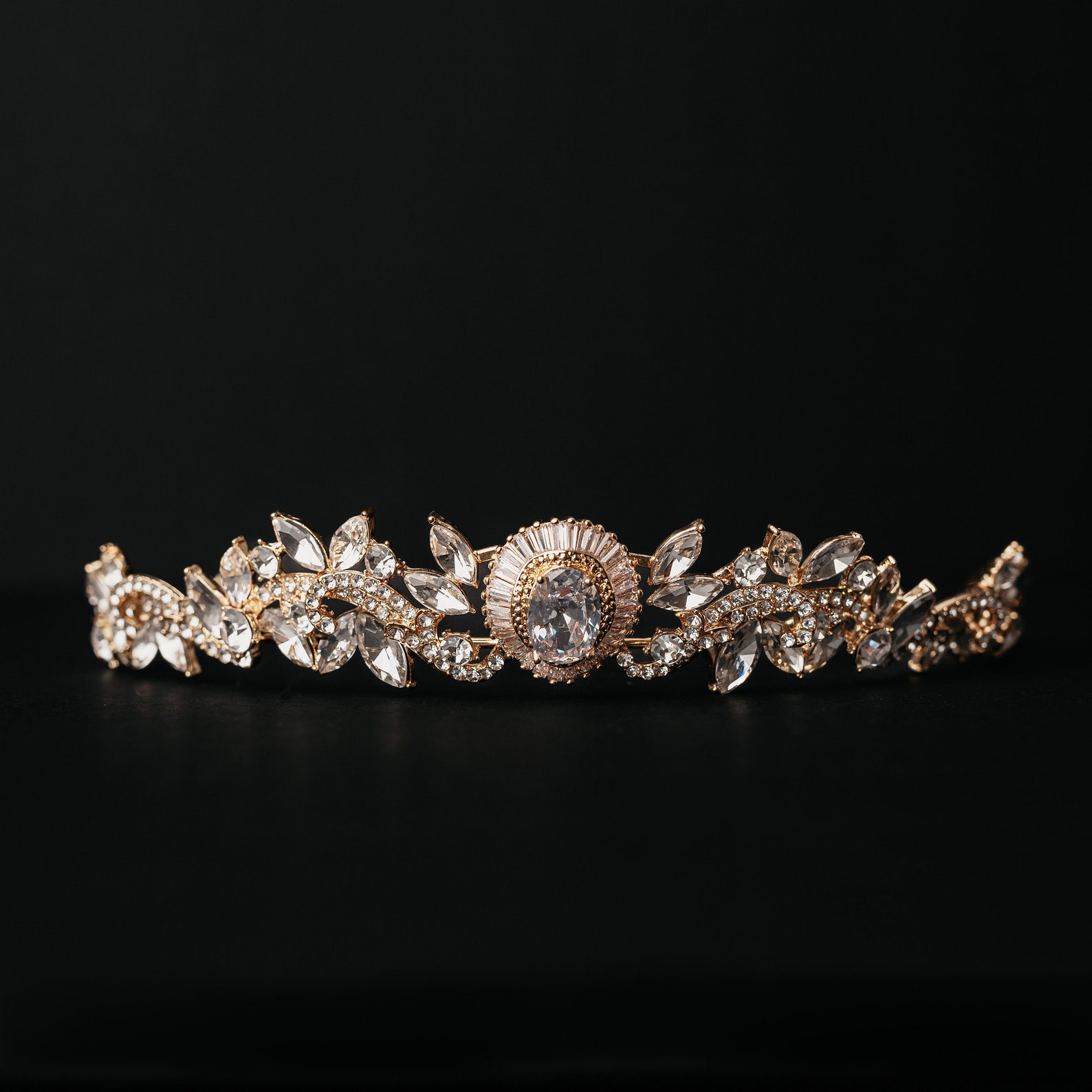 Daphne's Tiara Gold Color Metal 1920s Style Art Deco - Etsy