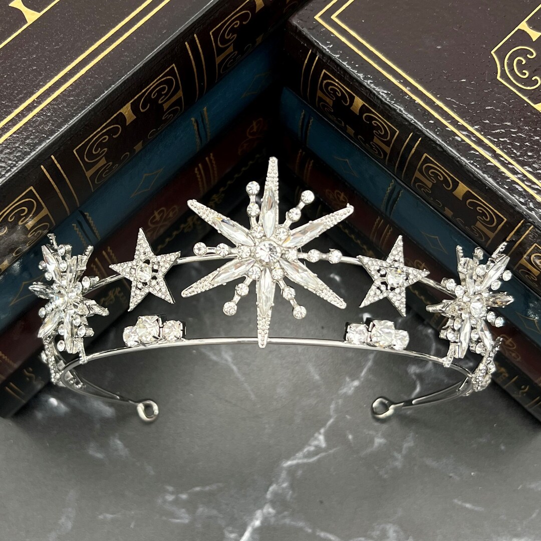 Angelica's Tiara in Silver Star Constellation Sky Snow - Etsy