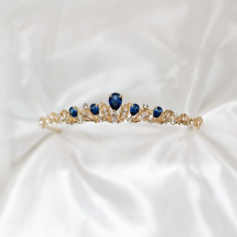 Blue Tiara - Etsy