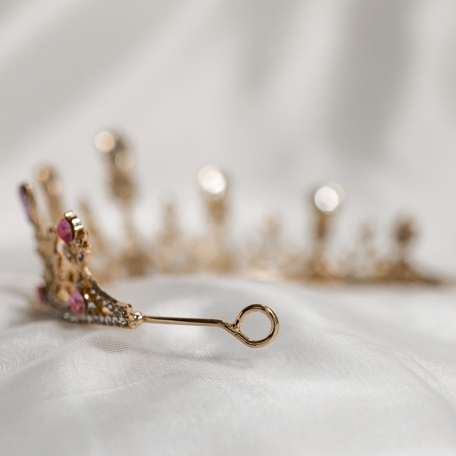 Bianca's Tiara in Lavender and Gold - Etsy