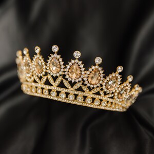 Saya's Tiara in Gold - Etsy