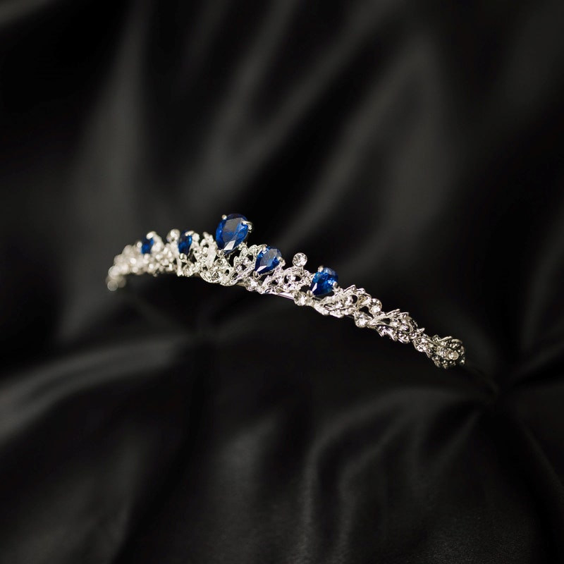 Blue Tiara - Etsy