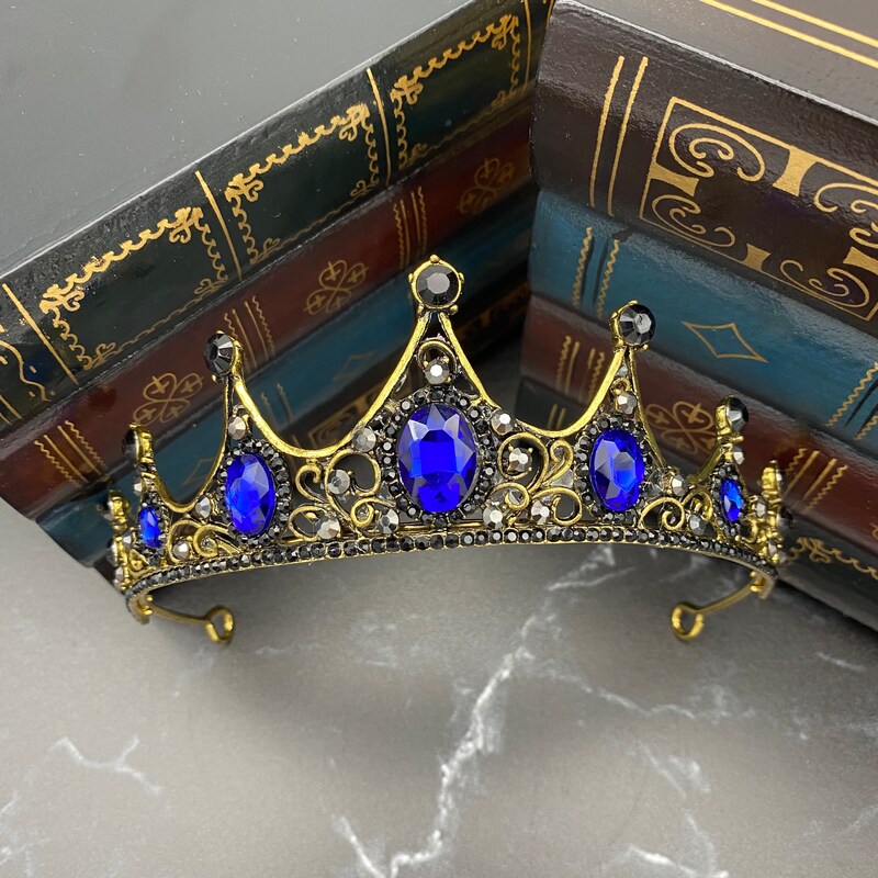 Blue Tiara - Etsy