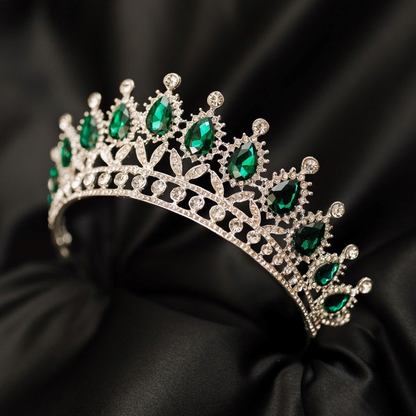 Emerald Tiara - Etsy