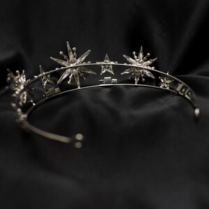 Angelica's Tiara in Silver - Star Constellation Sky Snow Flake - Etsy