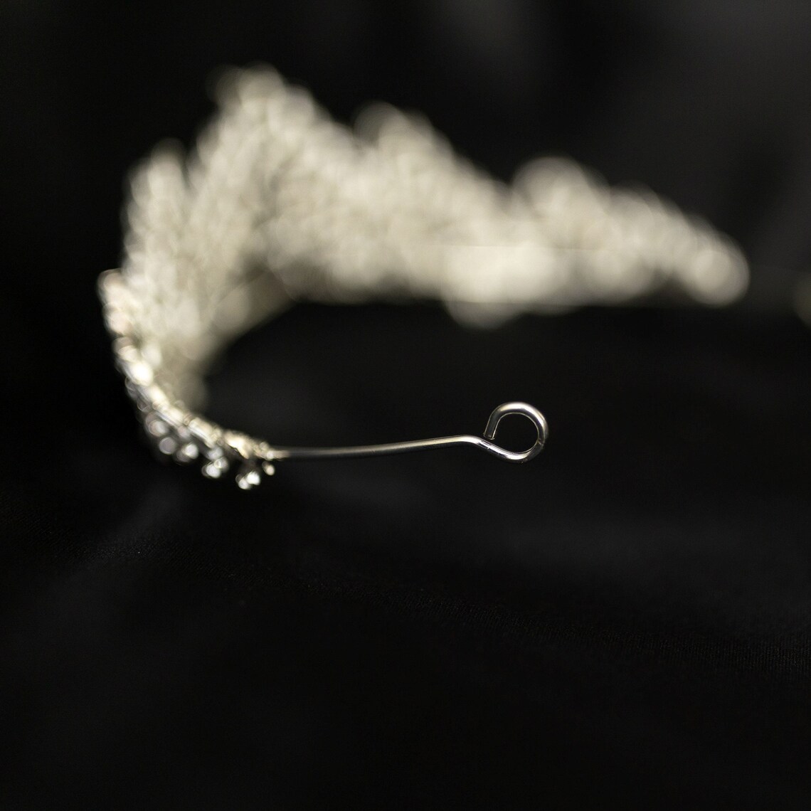 Athena's Tiara - Crystal Leaf Silver Greek Goddess Headpiece - Etsy