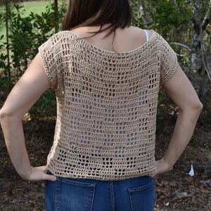 Checkered Crochet Tank Top Pattern: Women's Filet Crochet (PDF Download ...