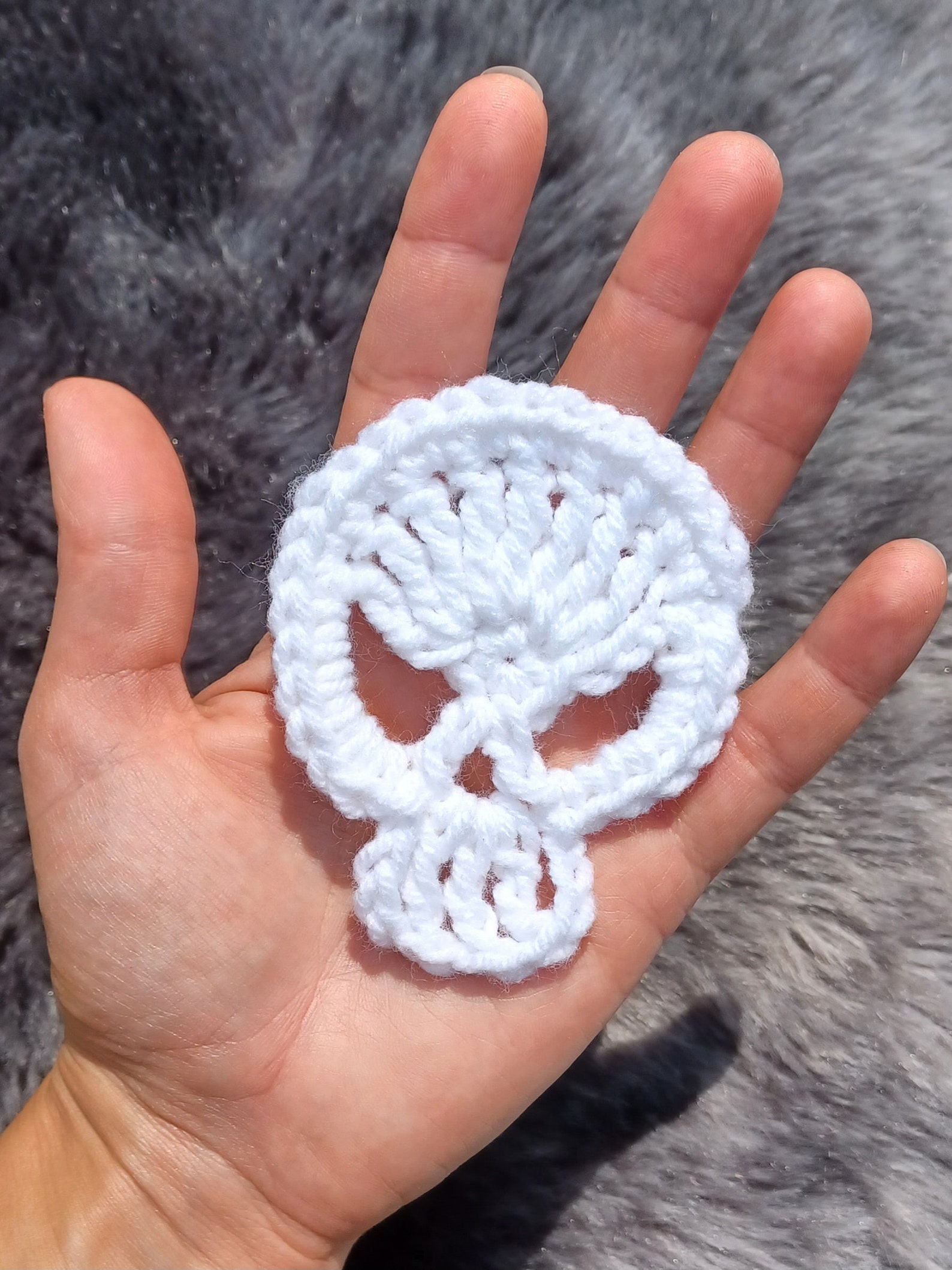Skull Granny Square Digital Pattern, Crochet Skeleton, Skull Afghan ...