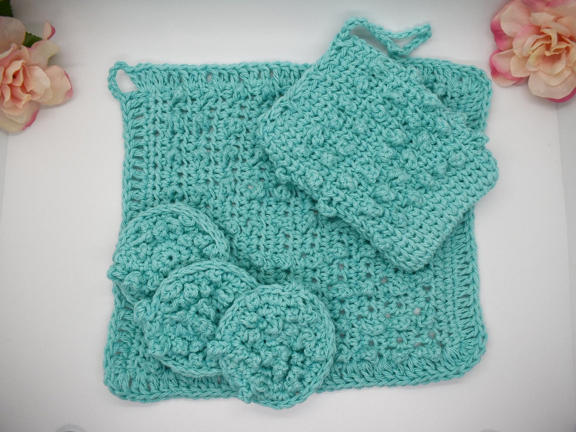 Spa Essentials Set Crochet Pattern Digital Crochet - Etsy